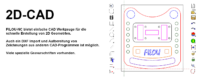 CAD CAM Programm von 2D DXF Geometrie bis zum 2,5D CNC fräsen