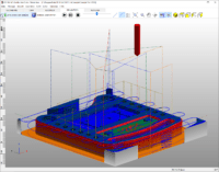 CAM Software, 2.5D CNC fräsen, 2D CAD DXF Geometrie